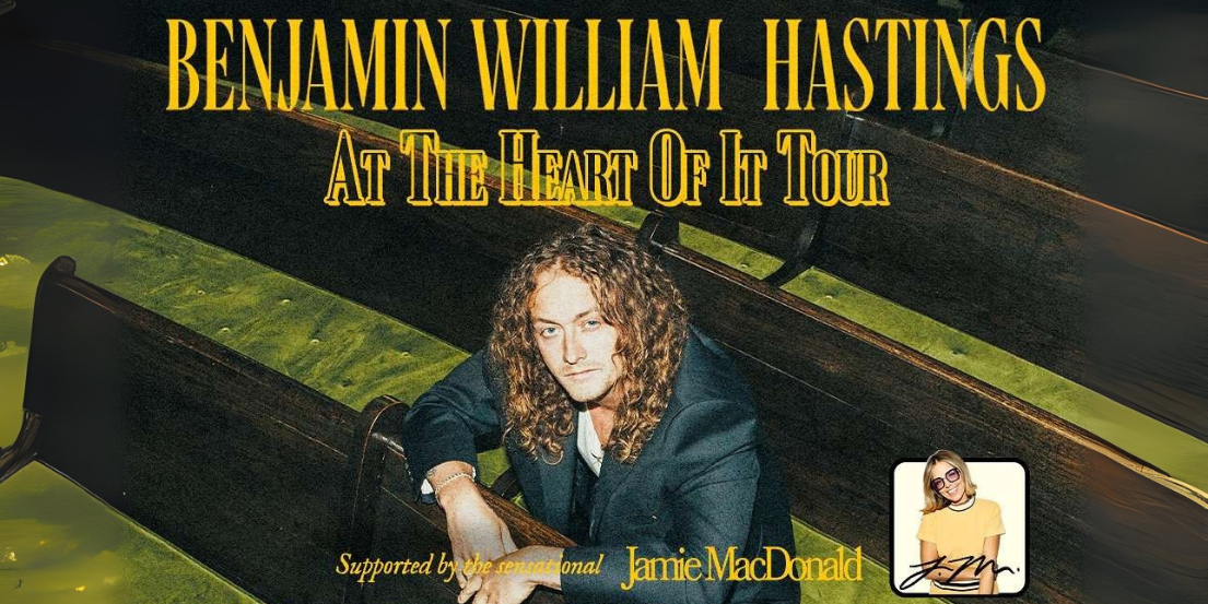 Benjamin William Hastings Announces Fall Tour With Jamie MacDonald
